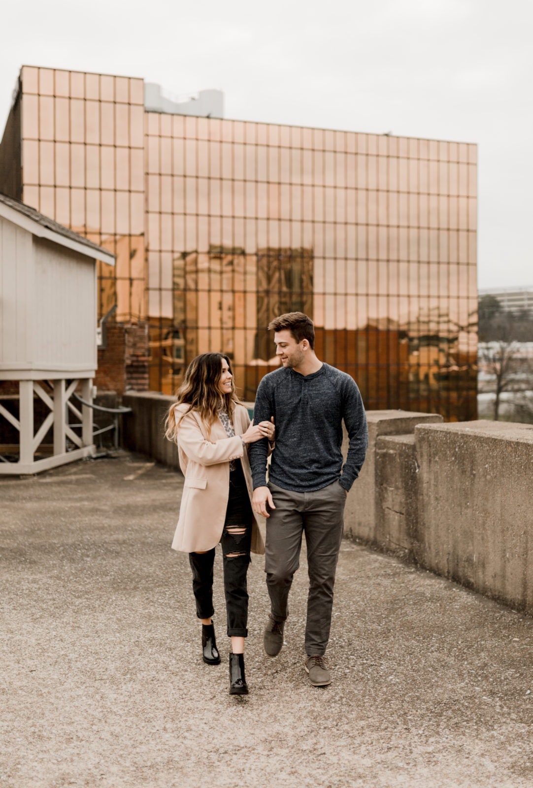 Paige & Ethan - Urban Engagement Session In Downtown Chattanooga ...