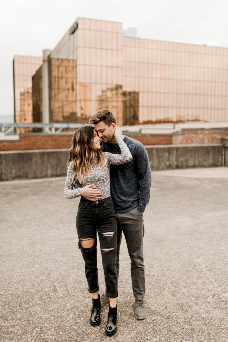 Paige & Ethan - Urban Engagement Session In Downtown Chattanooga ...