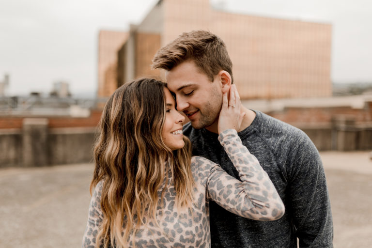 Paige & Ethan - Urban Engagement Session In Downtown Chattanooga ...