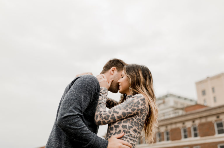 Paige & Ethan - Urban Engagement Session In Downtown Chattanooga ...