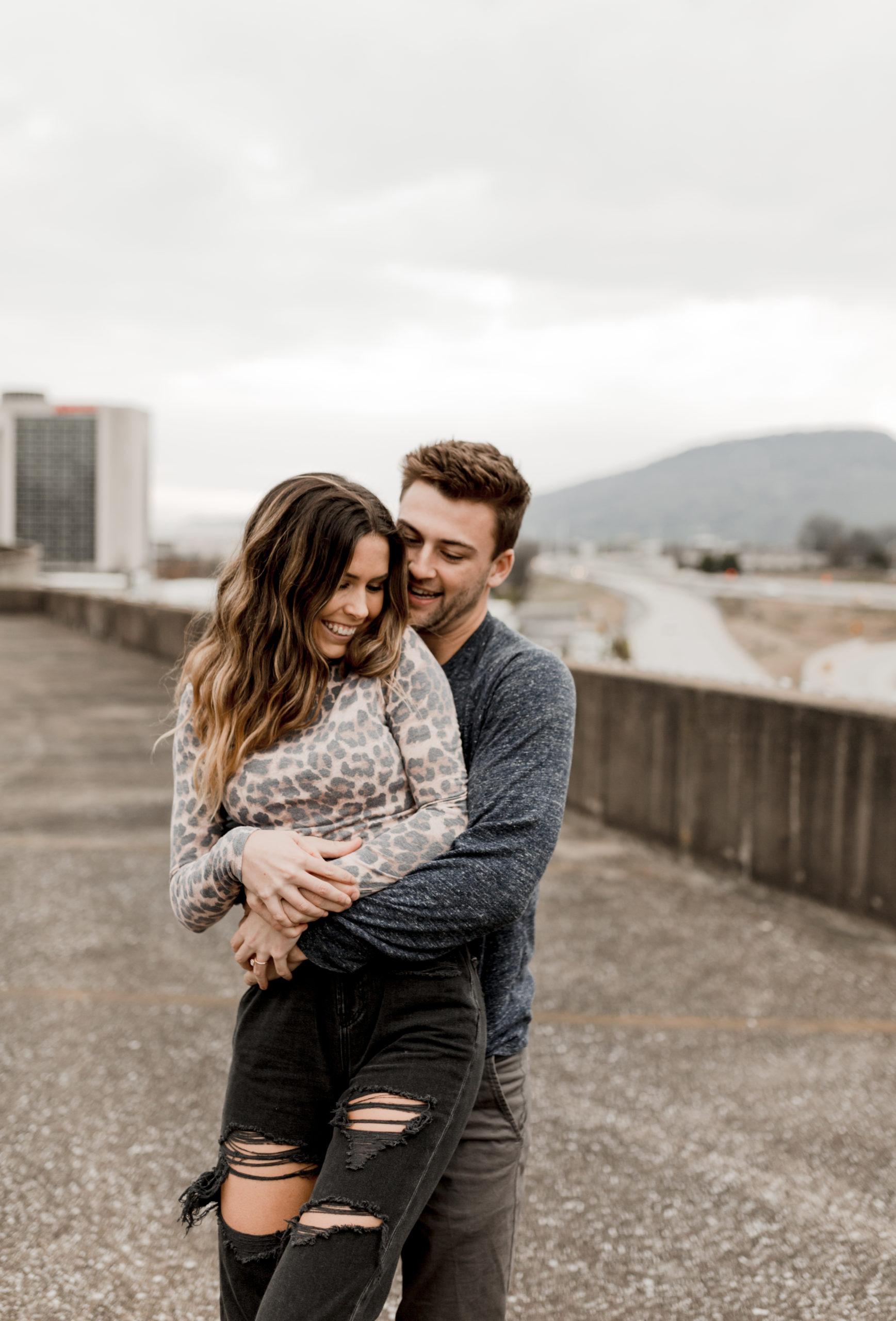 Paige & Ethan - Urban Engagement Session In Downtown Chattanooga ...