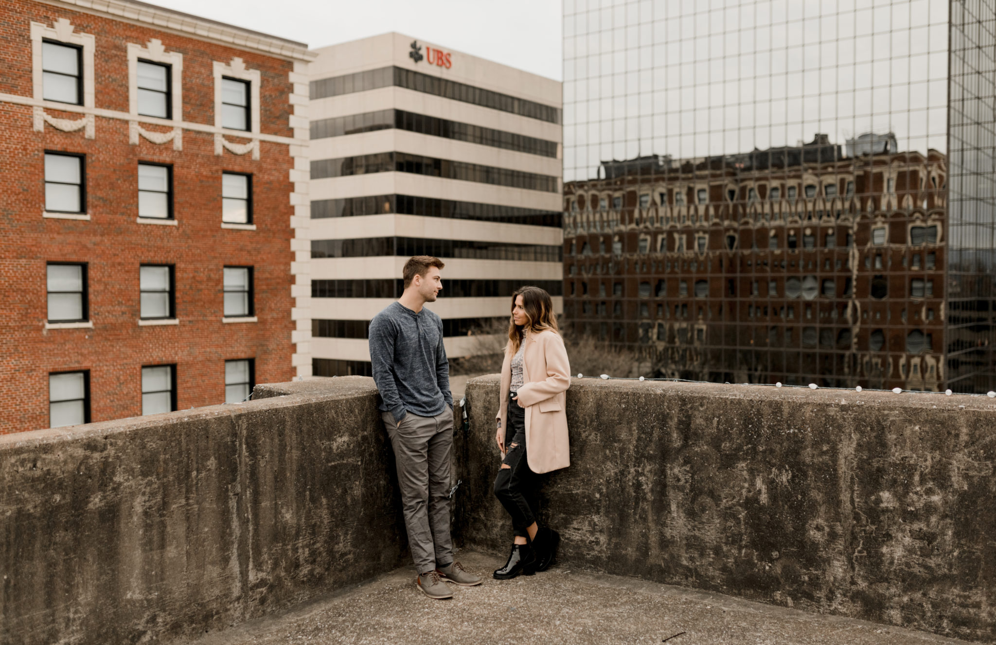 Paige & Ethan - Urban Engagement Session In Downtown Chattanooga ...