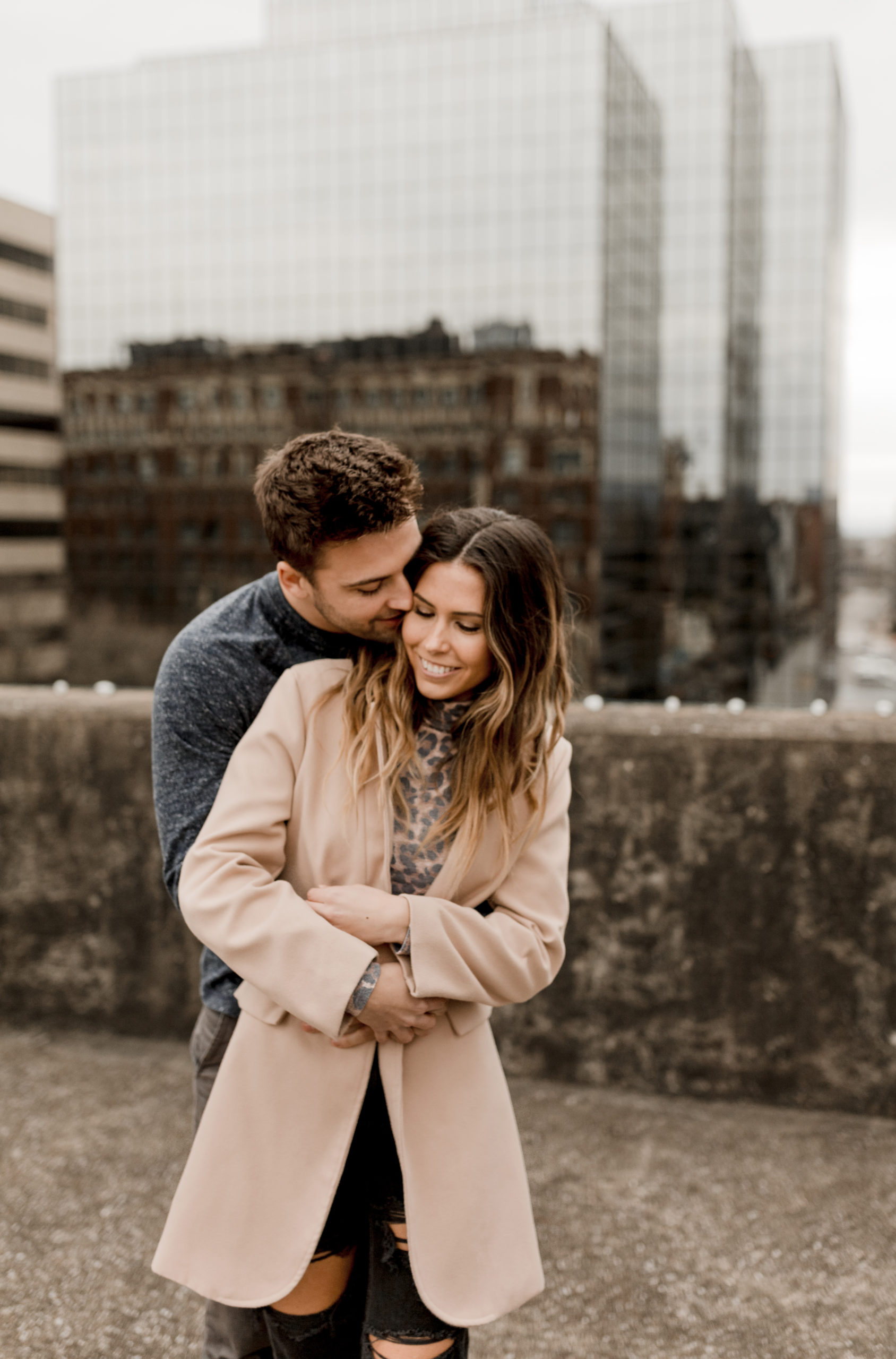 Paige & Ethan - Urban Engagement Session In Downtown Chattanooga ...