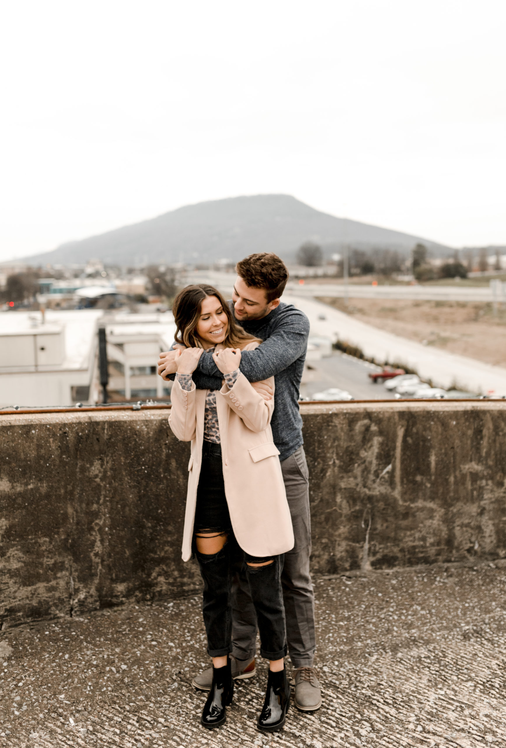 Paige & Ethan - Urban Engagement Session In Downtown Chattanooga ...